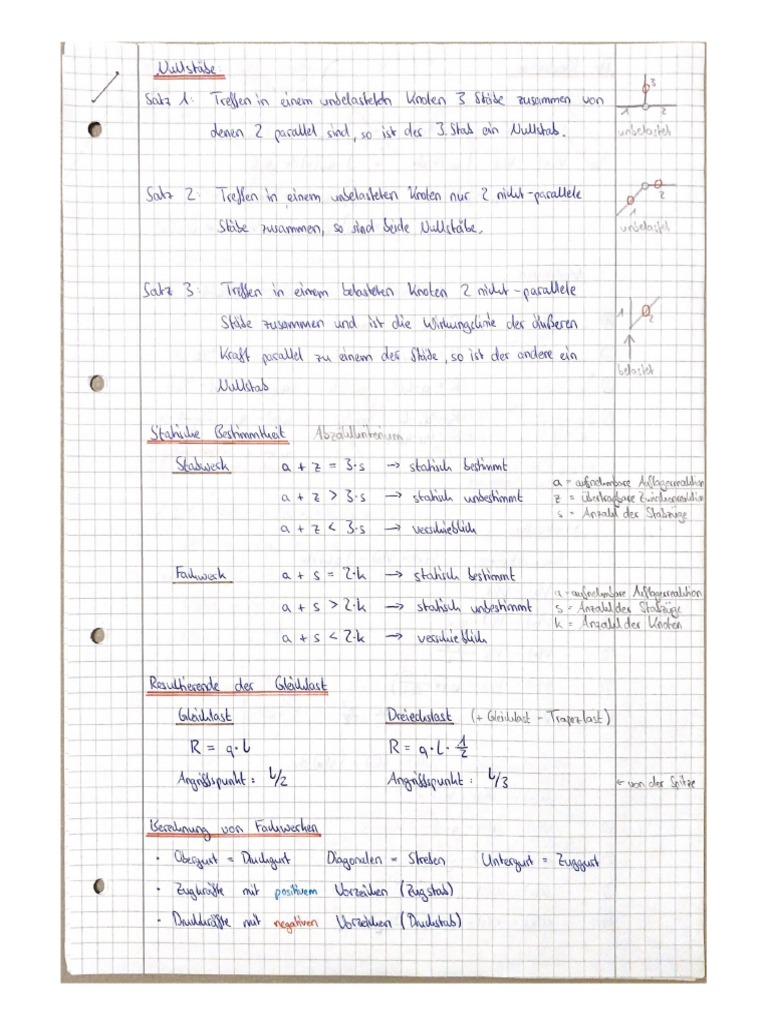 Formelsammlung Mechanik 1 | PDF