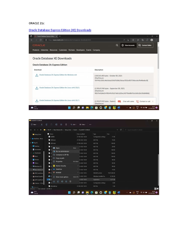 Oracle 21c Installation | PDF