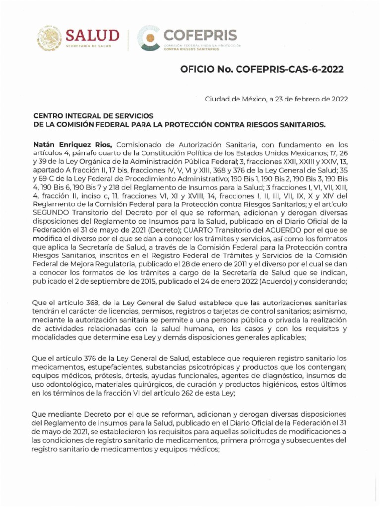 Oficio Circular CAS-6-2022 - 23 Feb 2022 - 23-24 | PDF