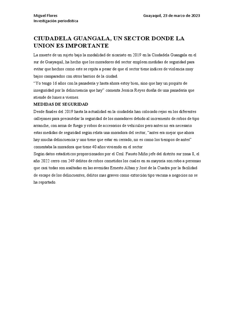 Ciudadela Guangala | PDF