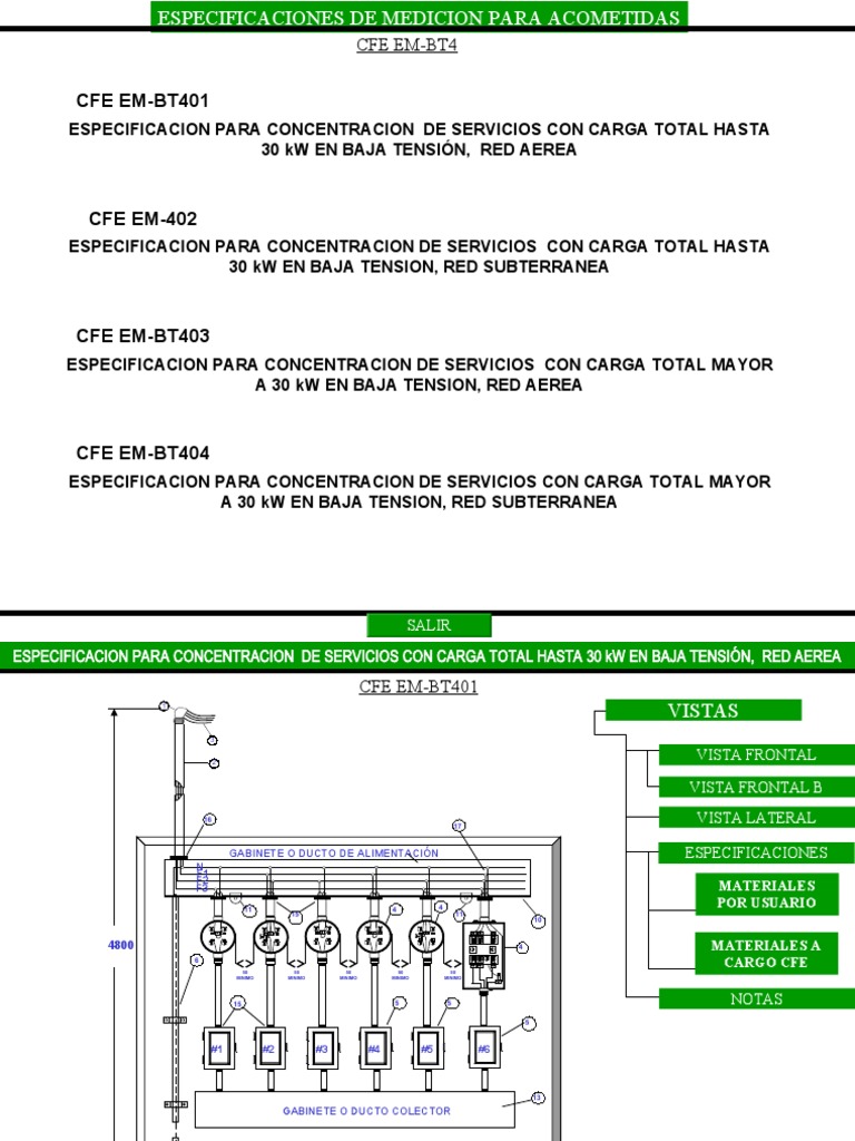 Cfe Em-Bt4 | PDF | Tubería (transporte de fluidos) | Cobre