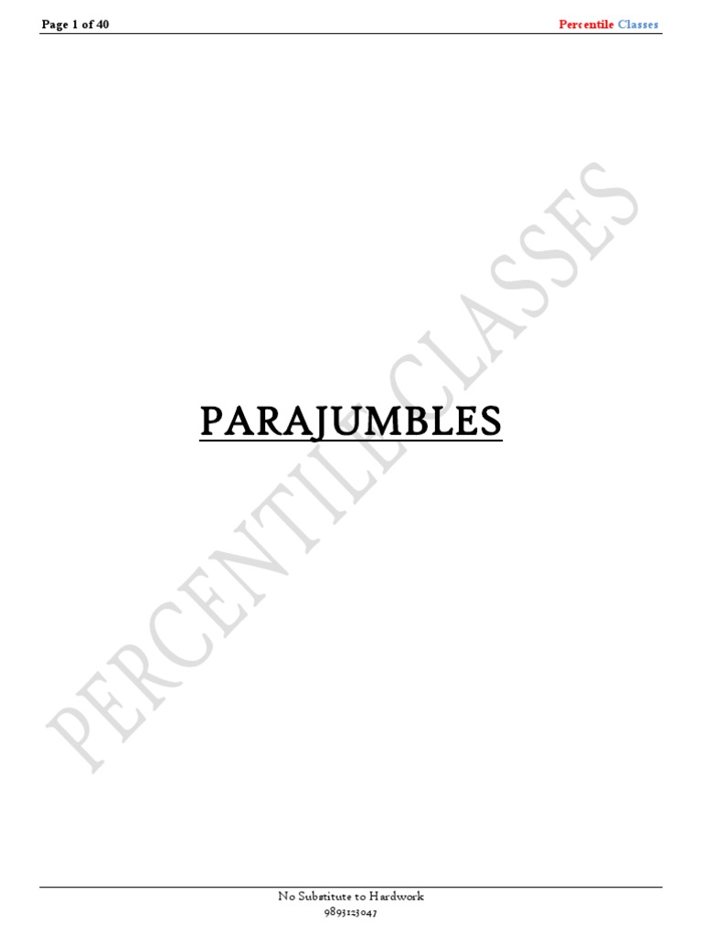 Para Jumbles | PDF | Credit Card
