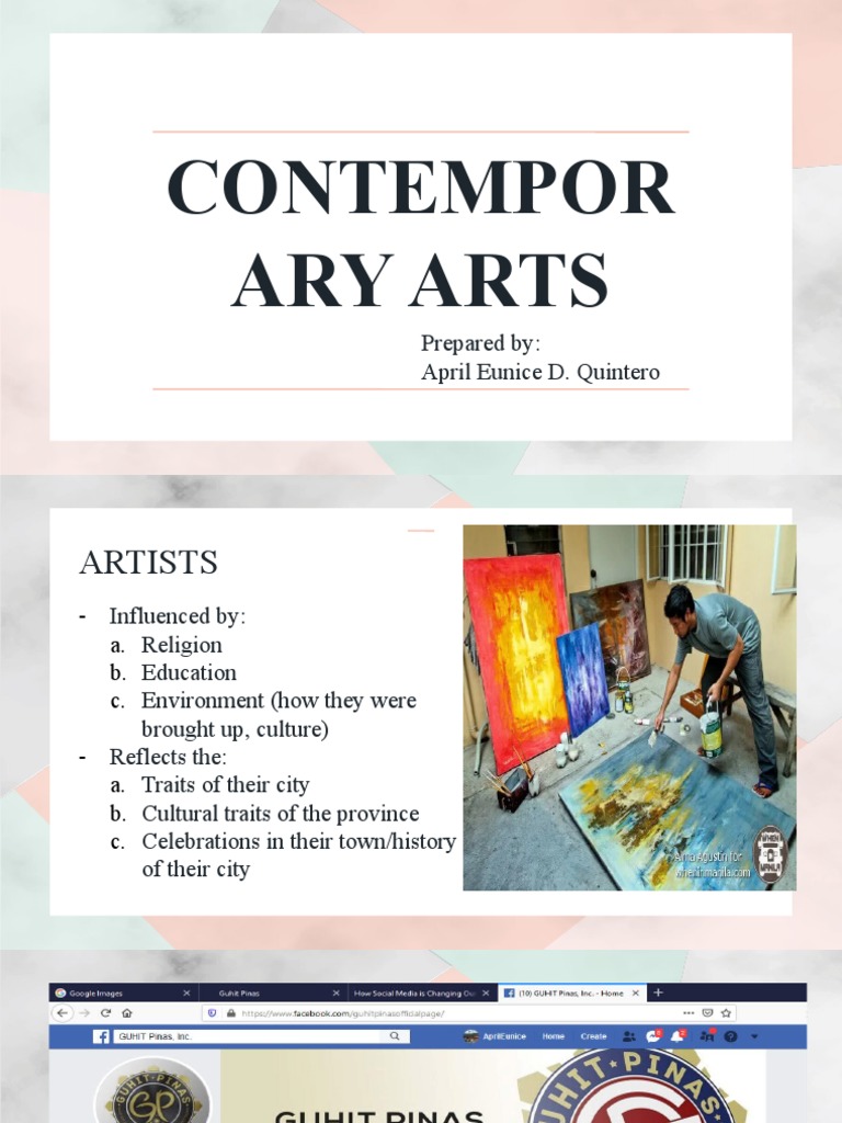 Contemporary Arts | PDF | Paintings | Sculpture