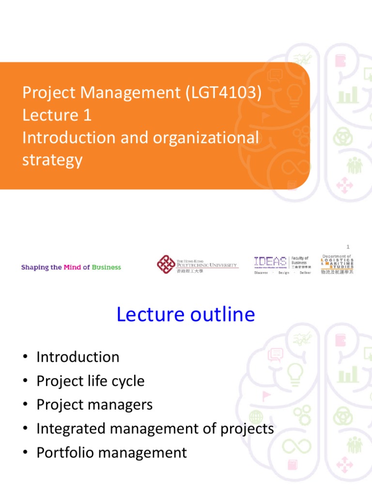 Project Management Lecture 1 2021 Notes Pdf Project Management System