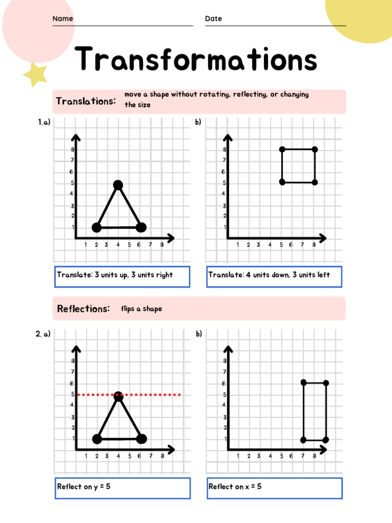 Transformations | PDF | Shape | Angle
