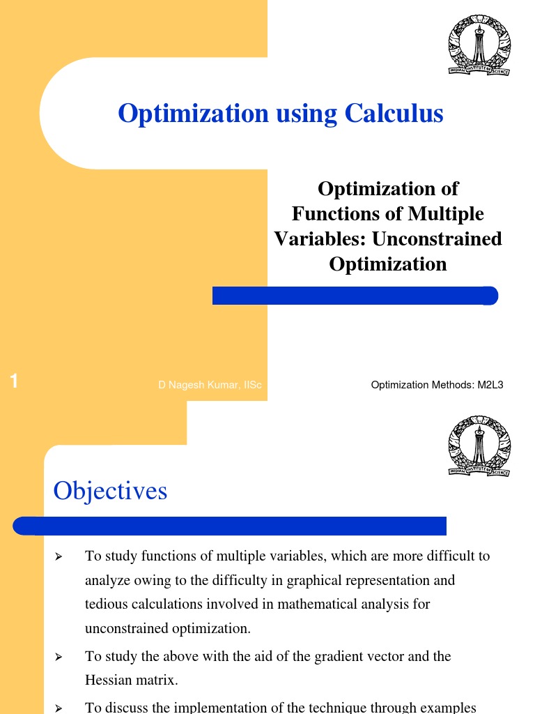 Optimization Methods2 | PDF | Mathematical Optimization | Maxima And Minima