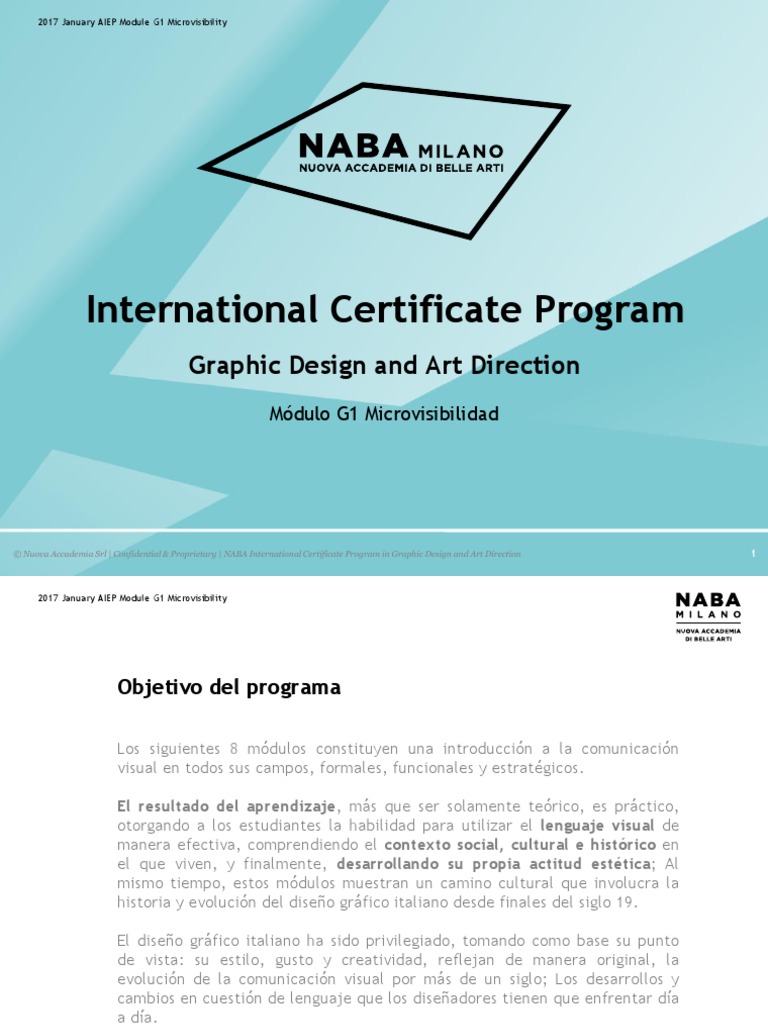 International Certificate Program: Graphic Design and Art Direction ...