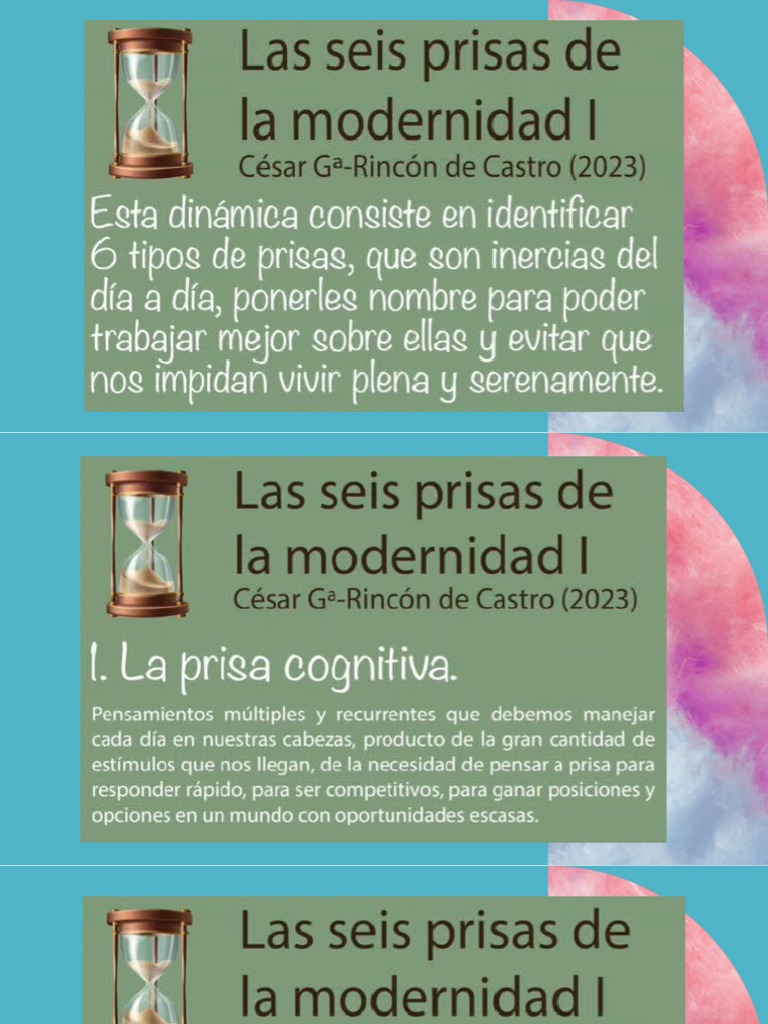 Las prisas de la modernidad | PDF