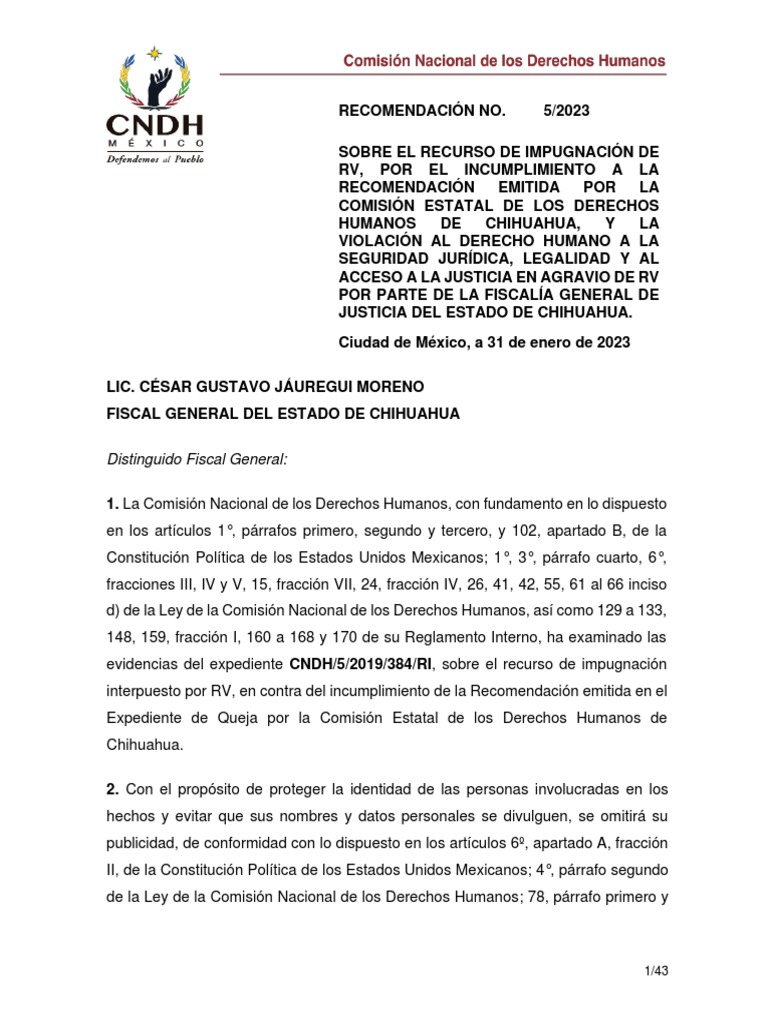 Rec - 2023 - 005 Cedh | PDF | Convenio europeo de derechos humanos | Judicaturas
