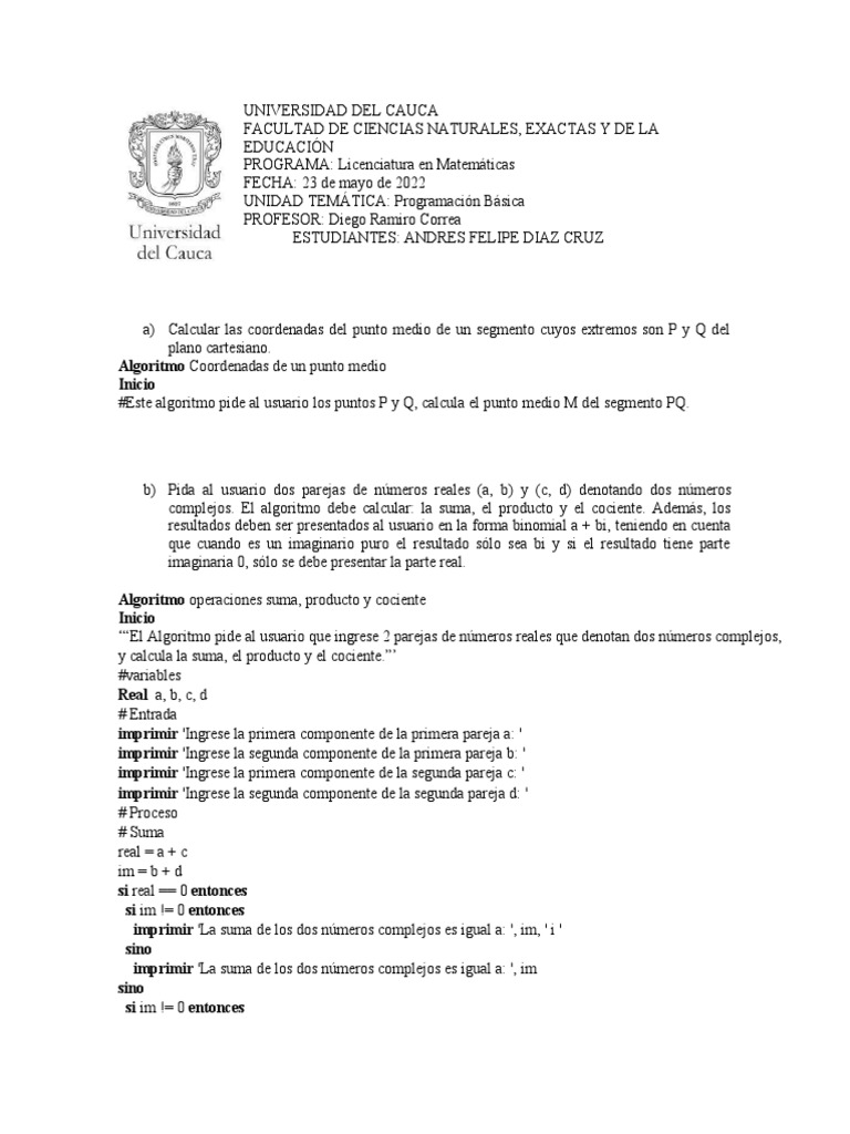ALGORITMOS | PDF | Algoritmos | Desviación Estándar