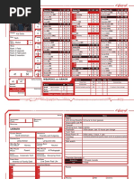 (Template) Cyberpunk RED Character Sheet | PDF