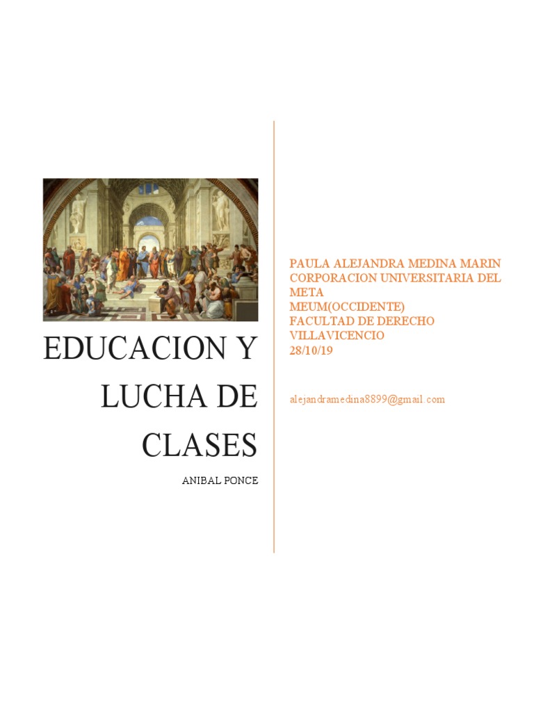 Educacion y Lucha de Clases | PDF | Esparta | Sociedad
