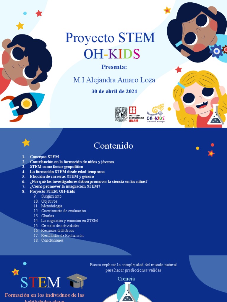 Proyecto STEM OHKids | PDF | Ciencia, Tecnología, Ingeniería y ...