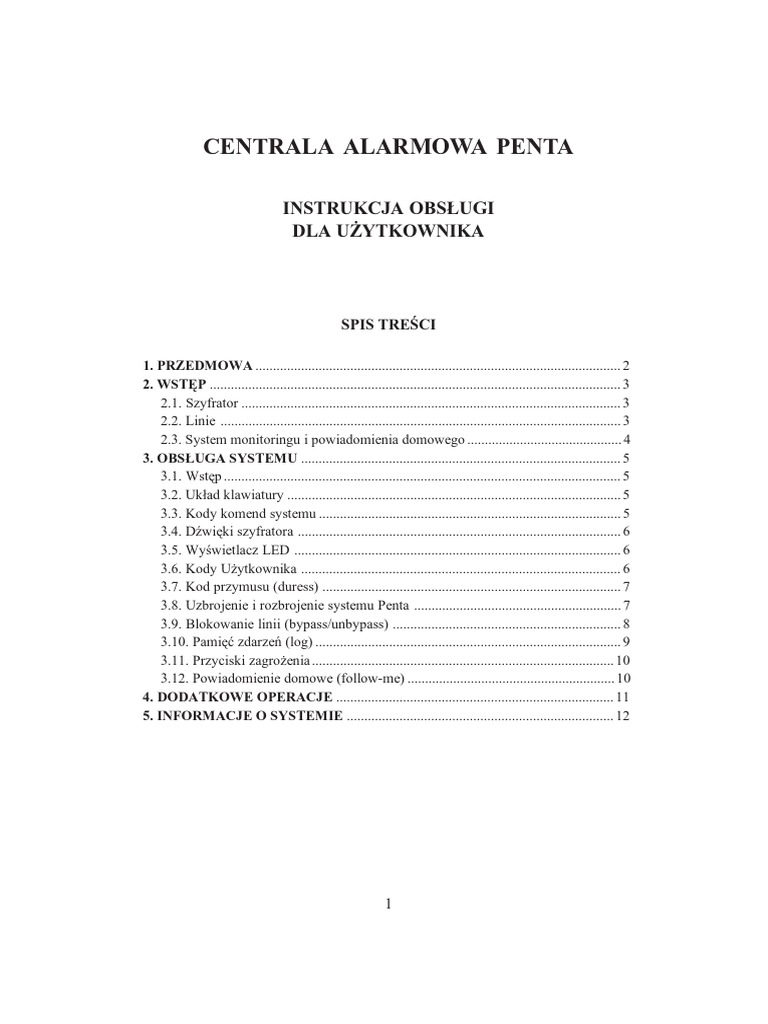 Penta U¿ytkownik | PDF