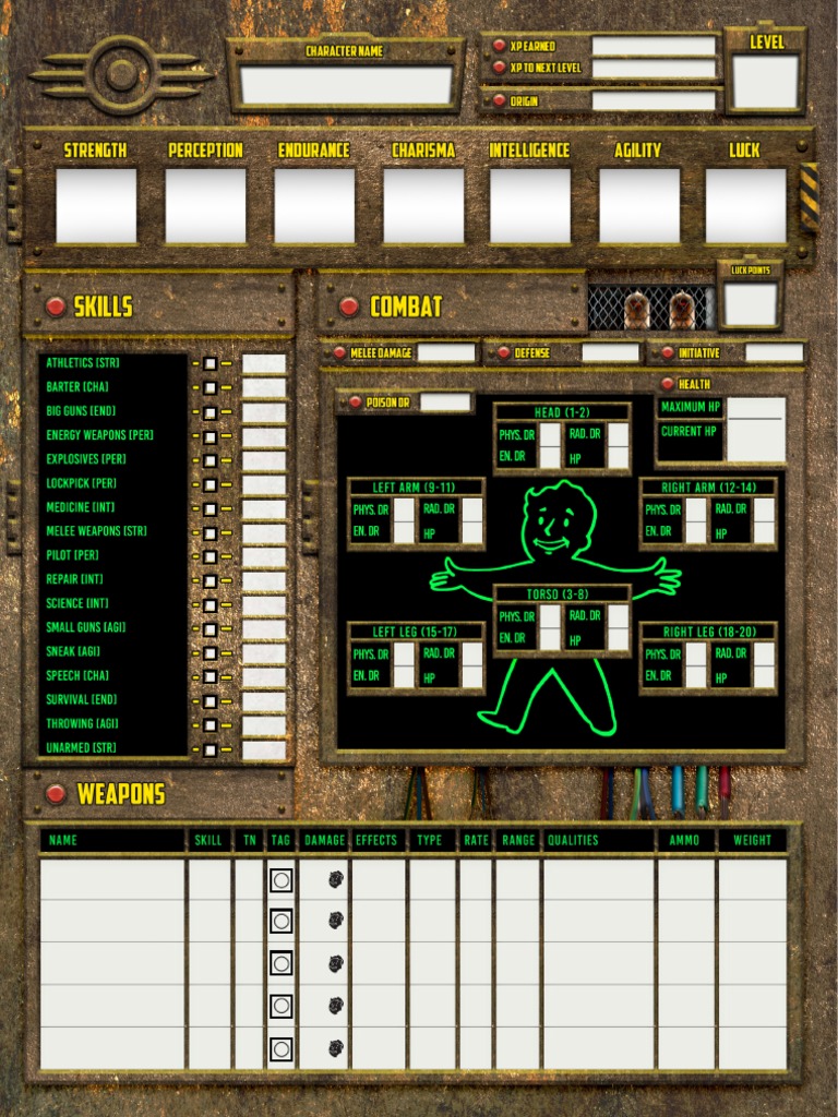 Fallout_RPG_CS_Pipboy2000 | PDF