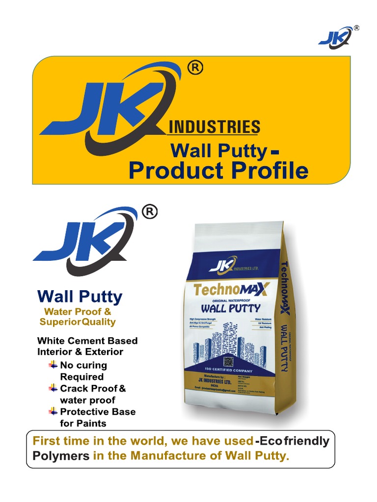 JK Wall Putty PDF 001 | PDF