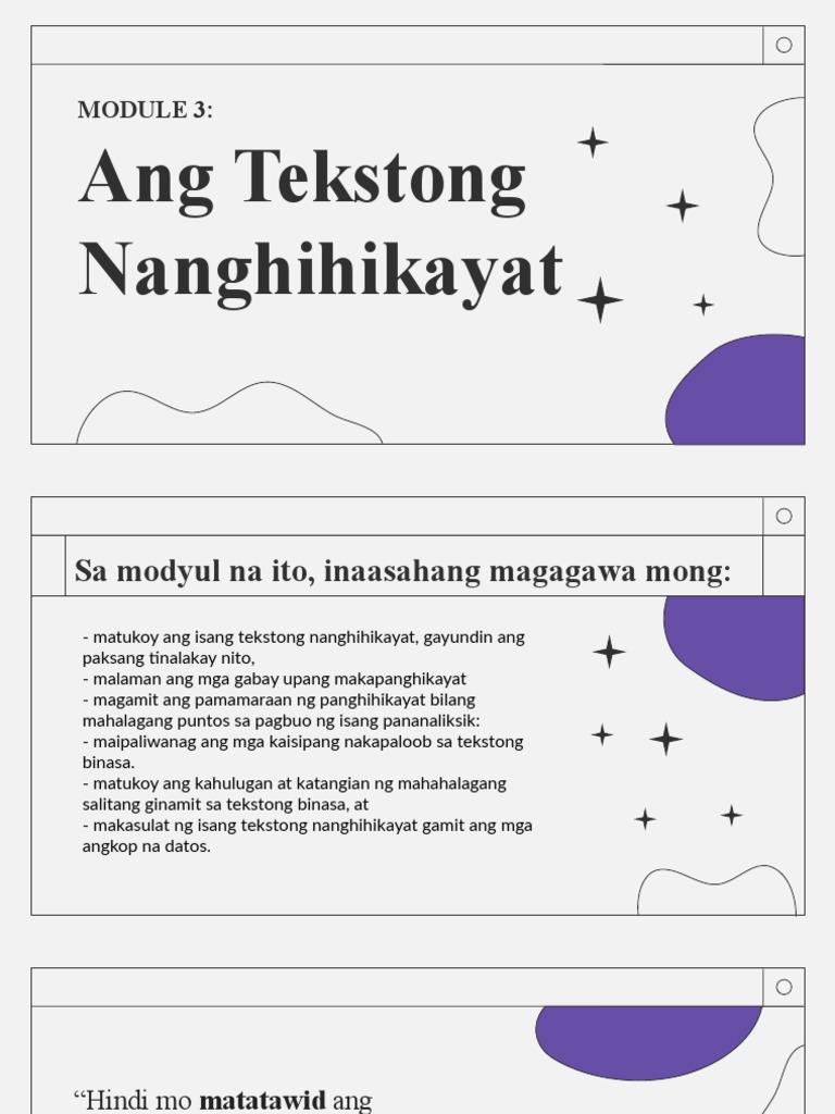 Tekstong Panghihikayat | PDF
