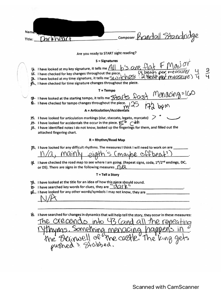 Start Worksheet | PDF