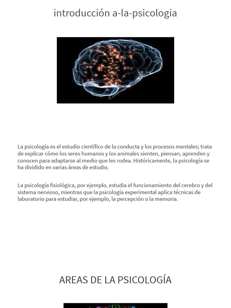 Introducción A-La-Psicologia | PDF | Sicología | Mente