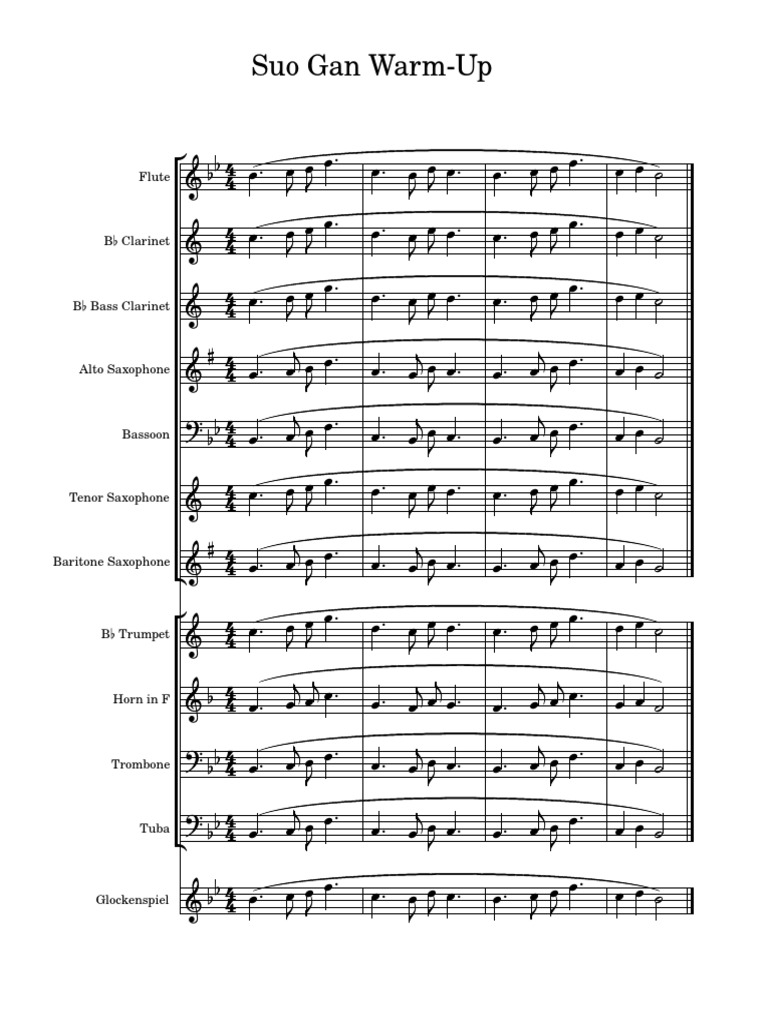 Suo Gan Warm-Up | PDF