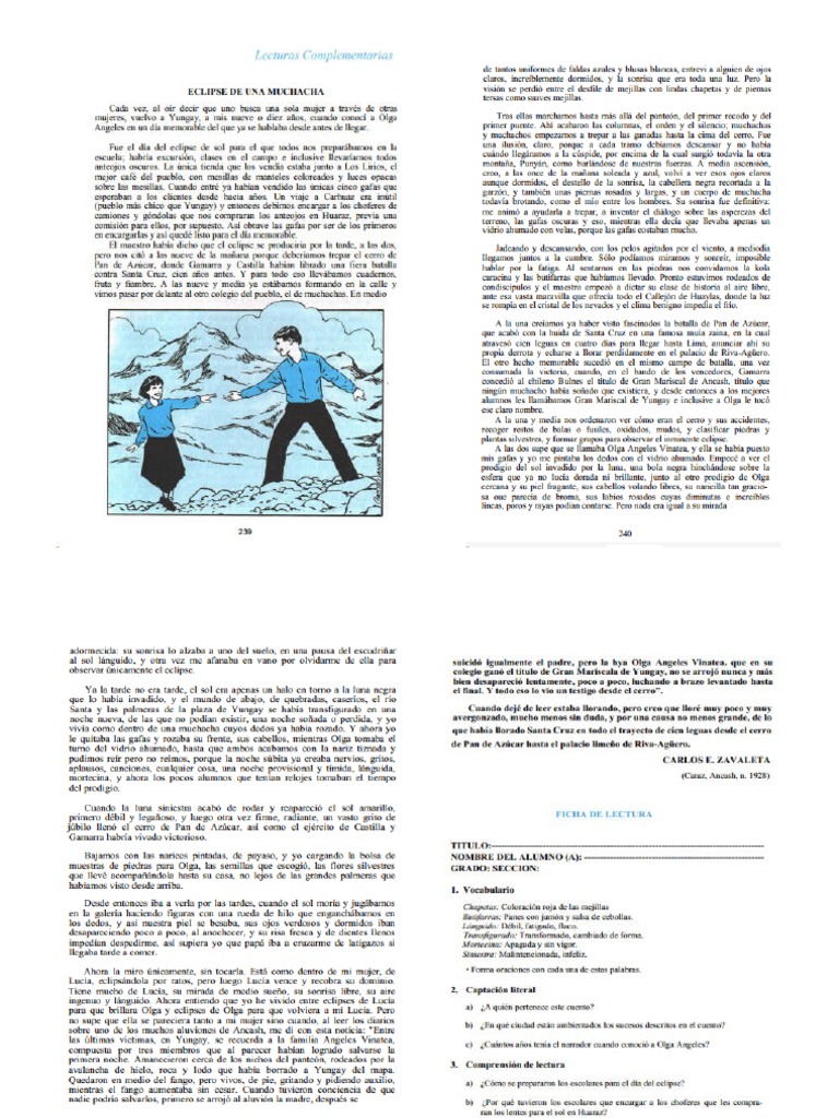 Eclipse de Una Muchacha | PDF