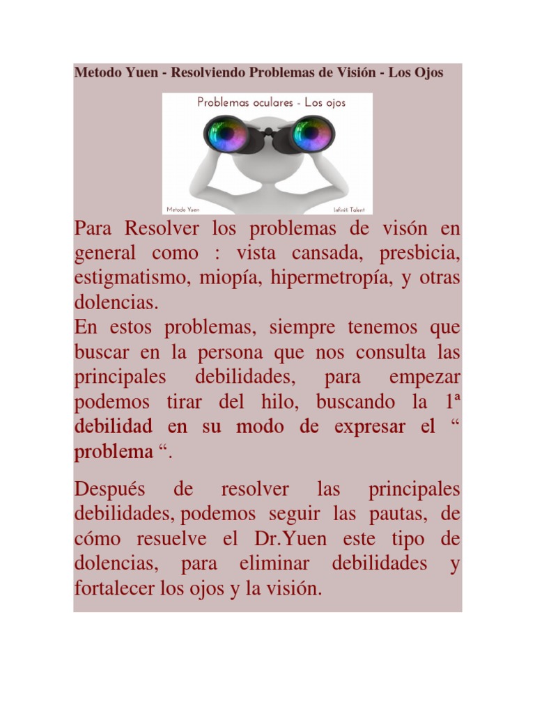 Resolviendo Problemas de Vision | PDF | Cerebro | Percepción visual