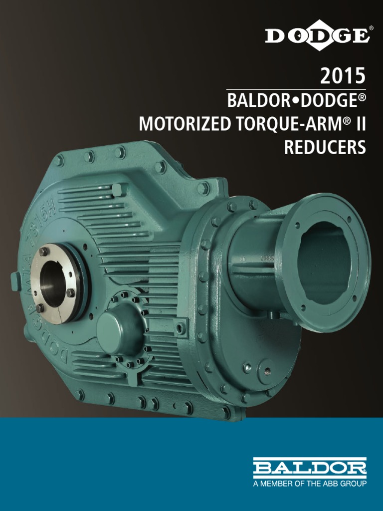 Dodge - Motorized Torque Arm II Reducers CA1611 | PDF | Horsepower ...