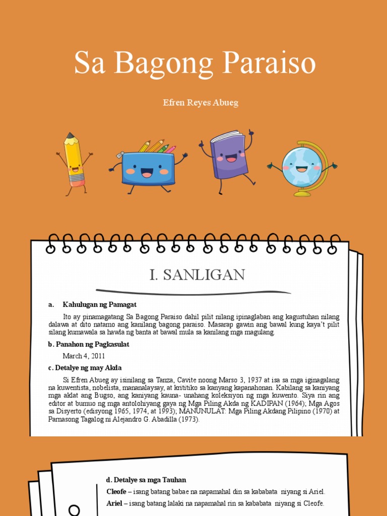 Sa Bagong Paraiso V1 | PDF