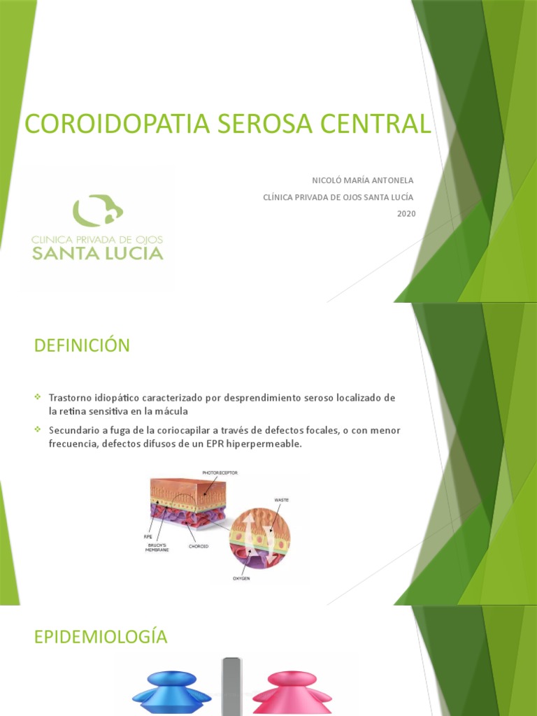 Coroidopatia Serosa Central | PDF | Especialidades Medicas | Medicina ...