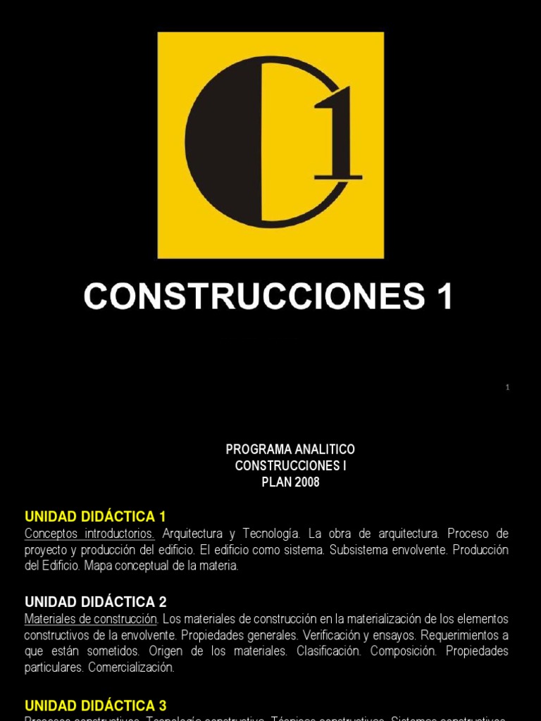 1-CLASE Conceptos Introductorios | PDF | Materiales de construcción