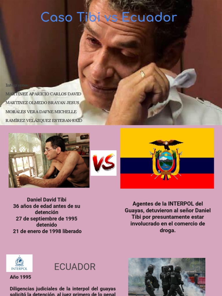 Presentacion Caso Tibi Vs Ecuador | Descargar gratis PDF | Convenio europeo de derechos humanos ...