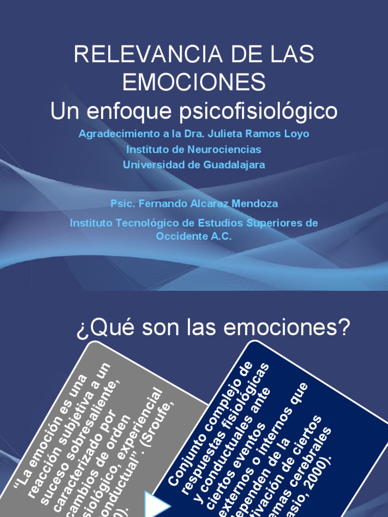 Emocion Pdf Las Emociones Temor