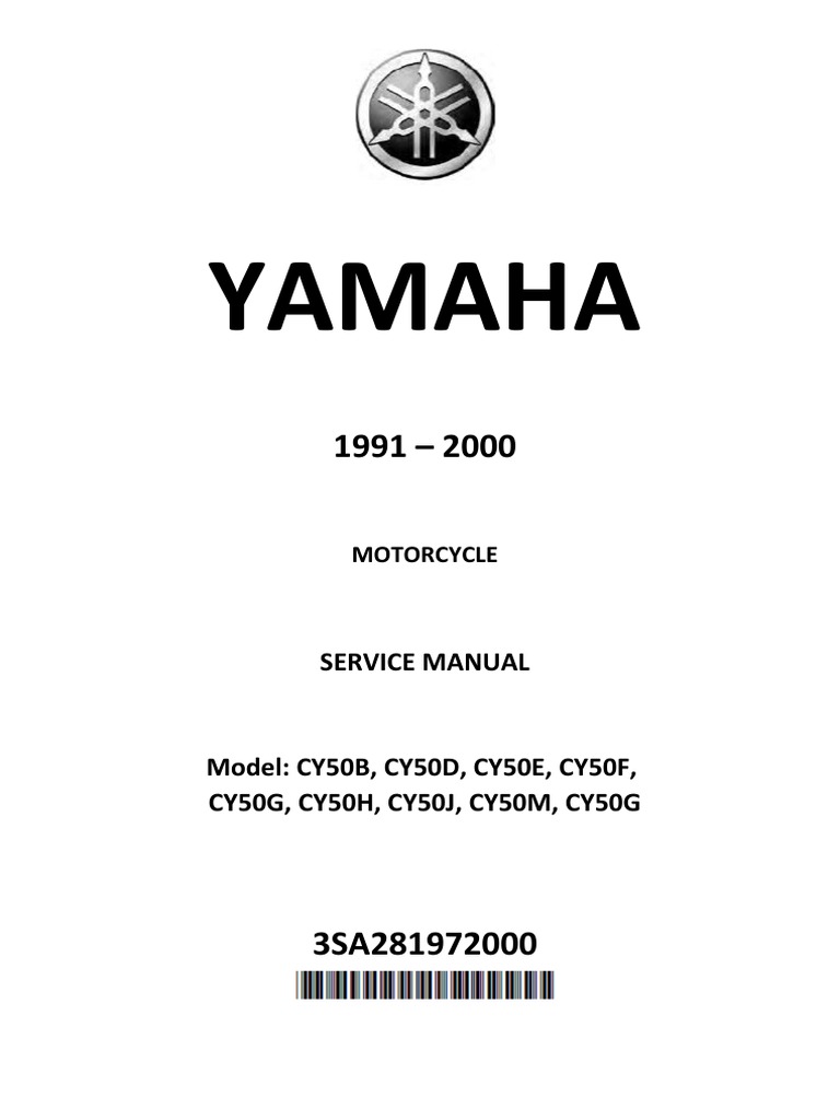 Yamaha: Service Manual | PDF | Bearing (Mechanical) | Screw