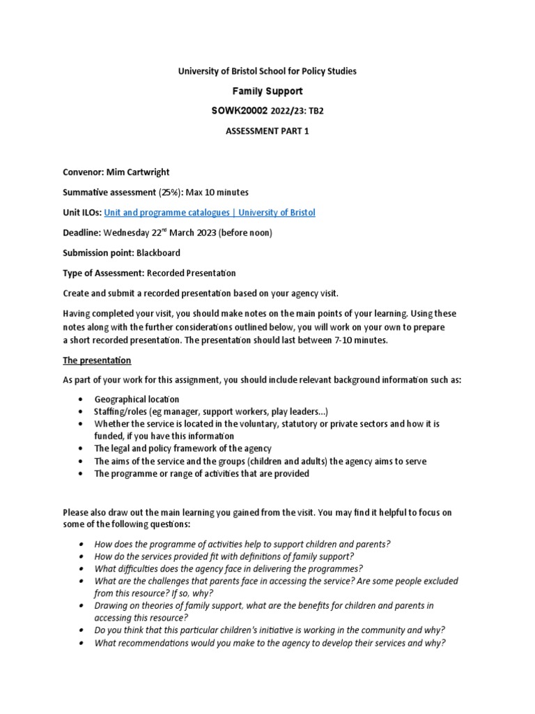 Unit and Programme Catalogues - University of Bristol | PDF | Microsoft ...