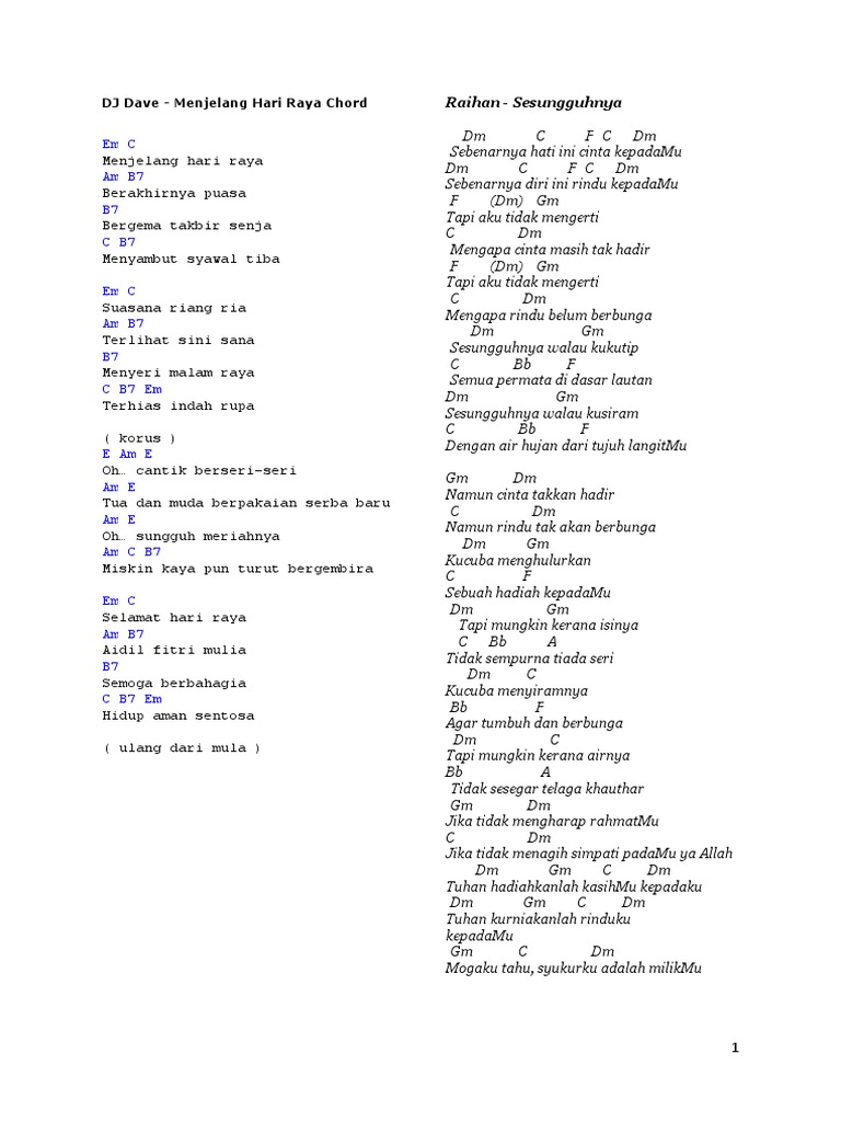 Lagu Persembahan | PDF