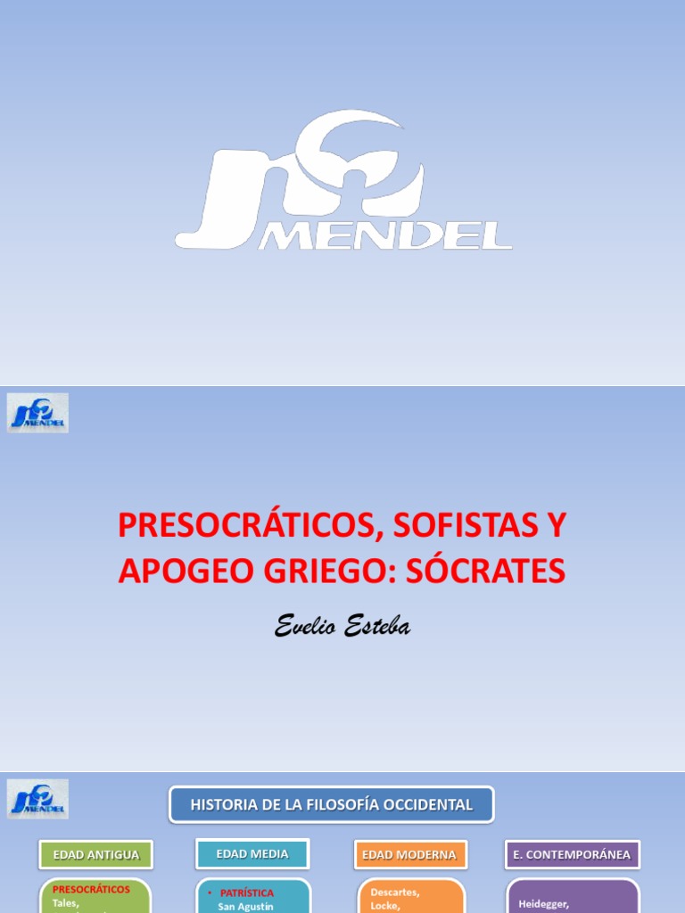 Filosofía Presocrática y Sócrates | PDF | Sócrates | Platón