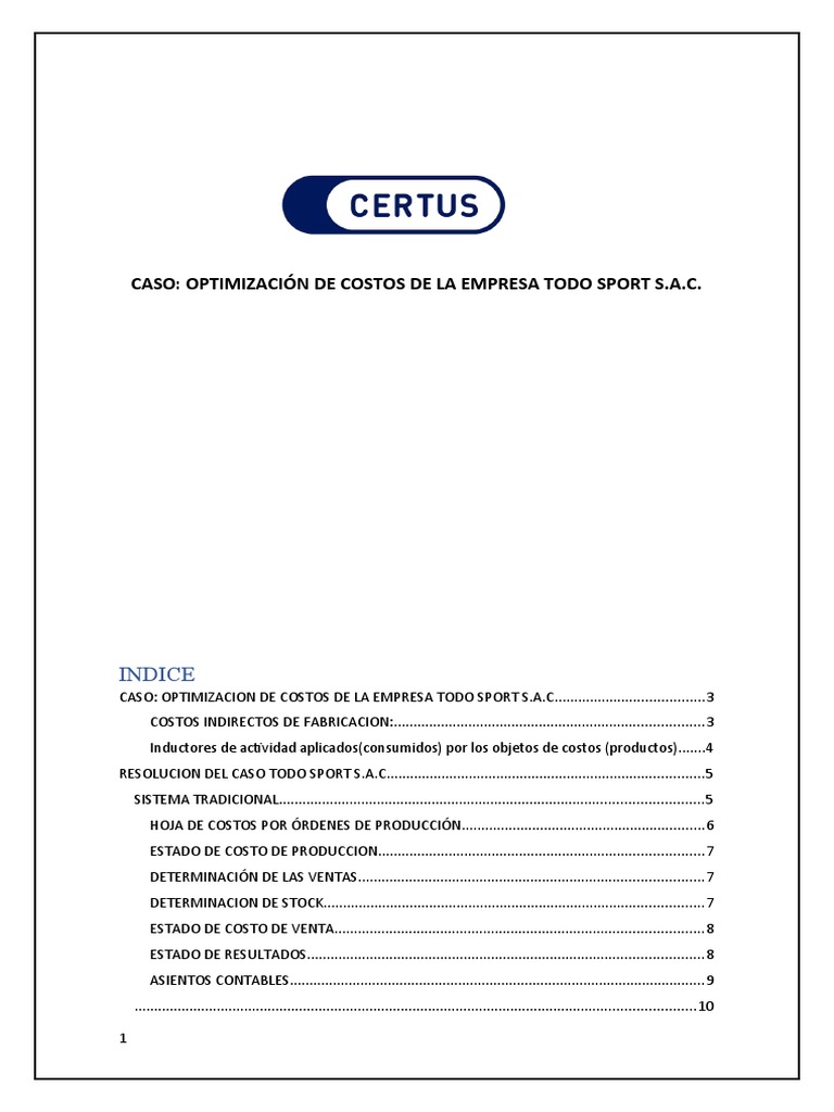 Aa4 - Fundamento | PDF | Costo | Estado de resultados