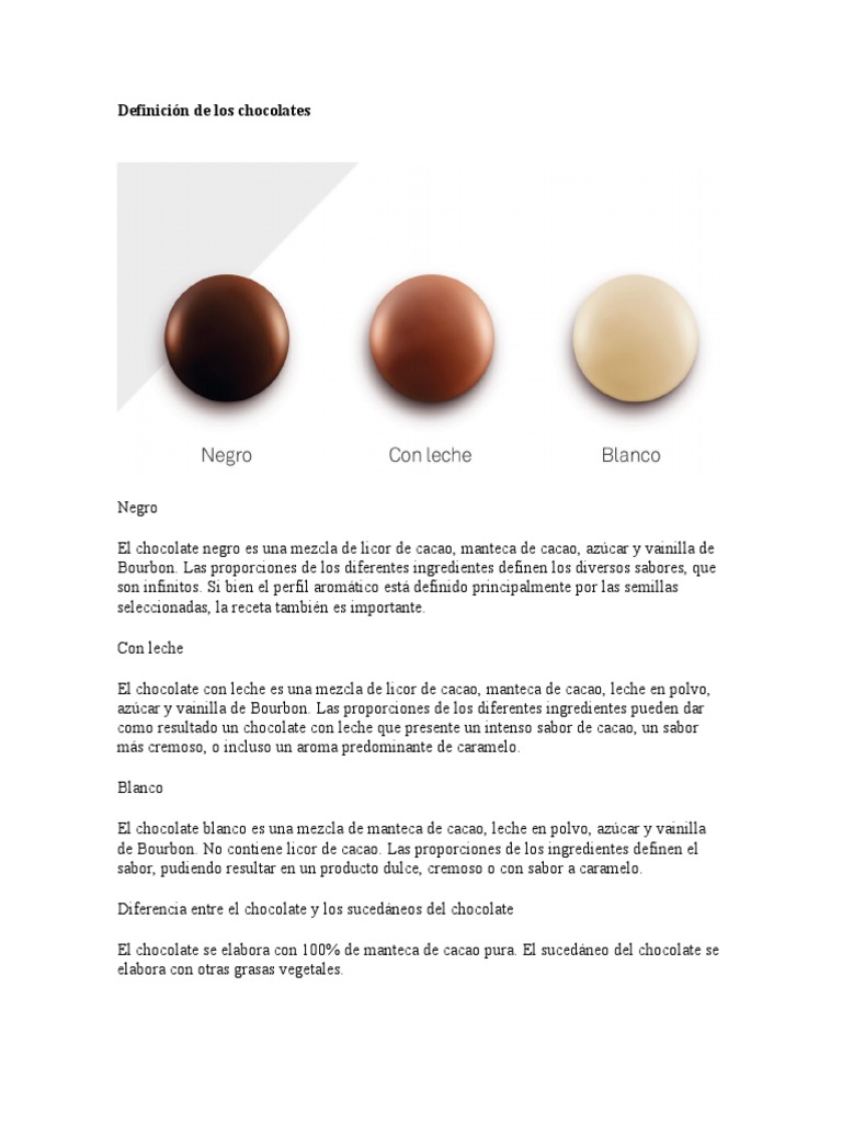 ABC Chocolates | PDF | Chocolate | Sólidos de cacao