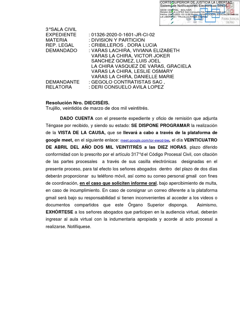 Exp. 01326-2020-0-1601-JR-CI-02 - Resolución - 07553-2023 | PDF ...