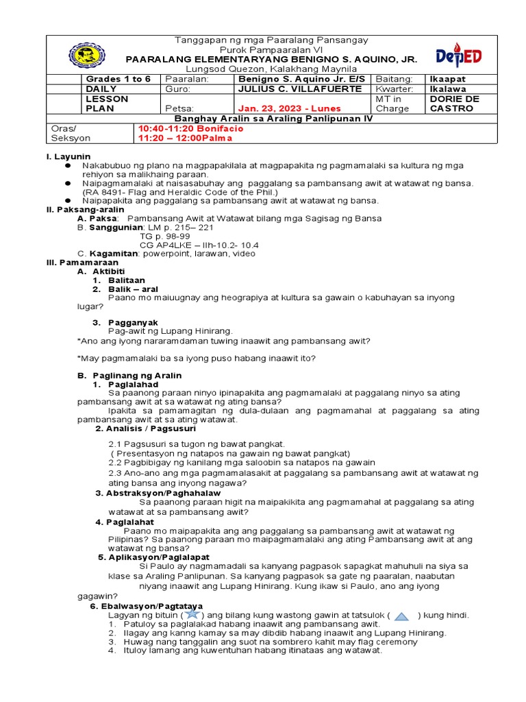 AP 4 Q2 Week 10 2022 2023 - Julius | PDF