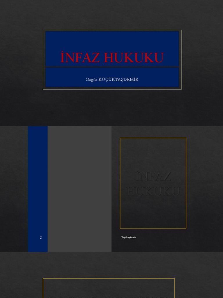 Infa Hukukunun Temel Kavramları, Amacı Ilkeleri | PDF