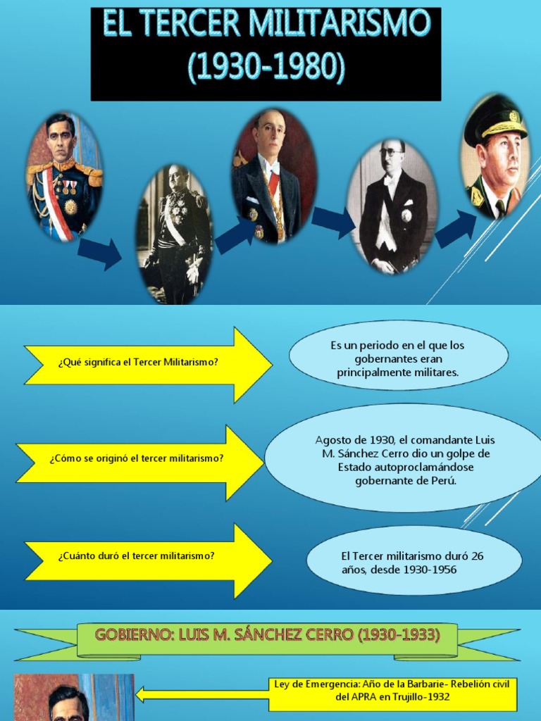 Tercer Militarismo Parte Ii | PDF