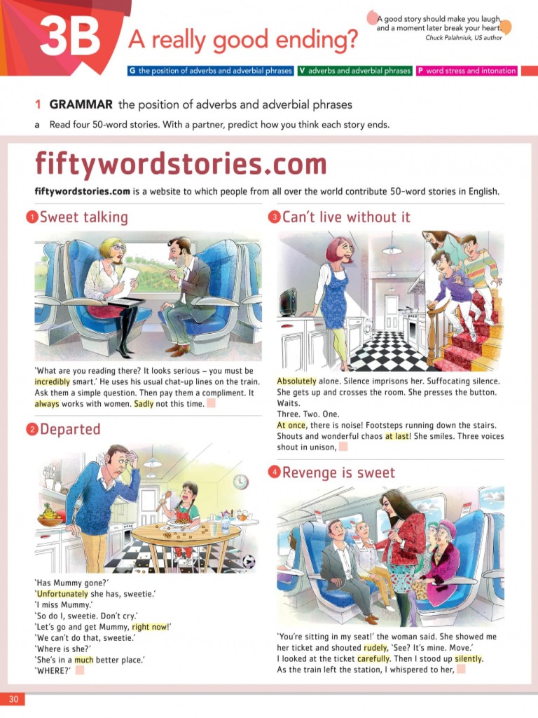 English File 4th Edition Upper Intermediate Student's Book-U3B | PDF