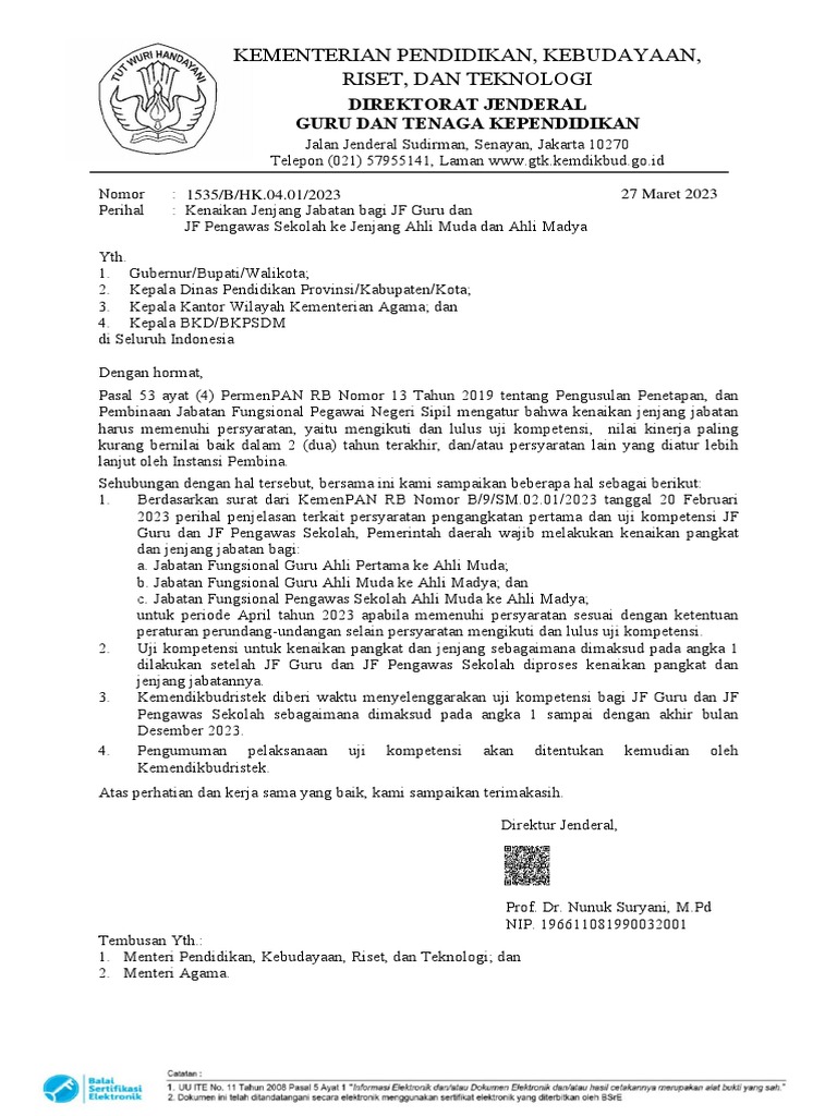 Dokumen 184585 1679968593 Kenaikan-Jenjang-Jabatan | PDF