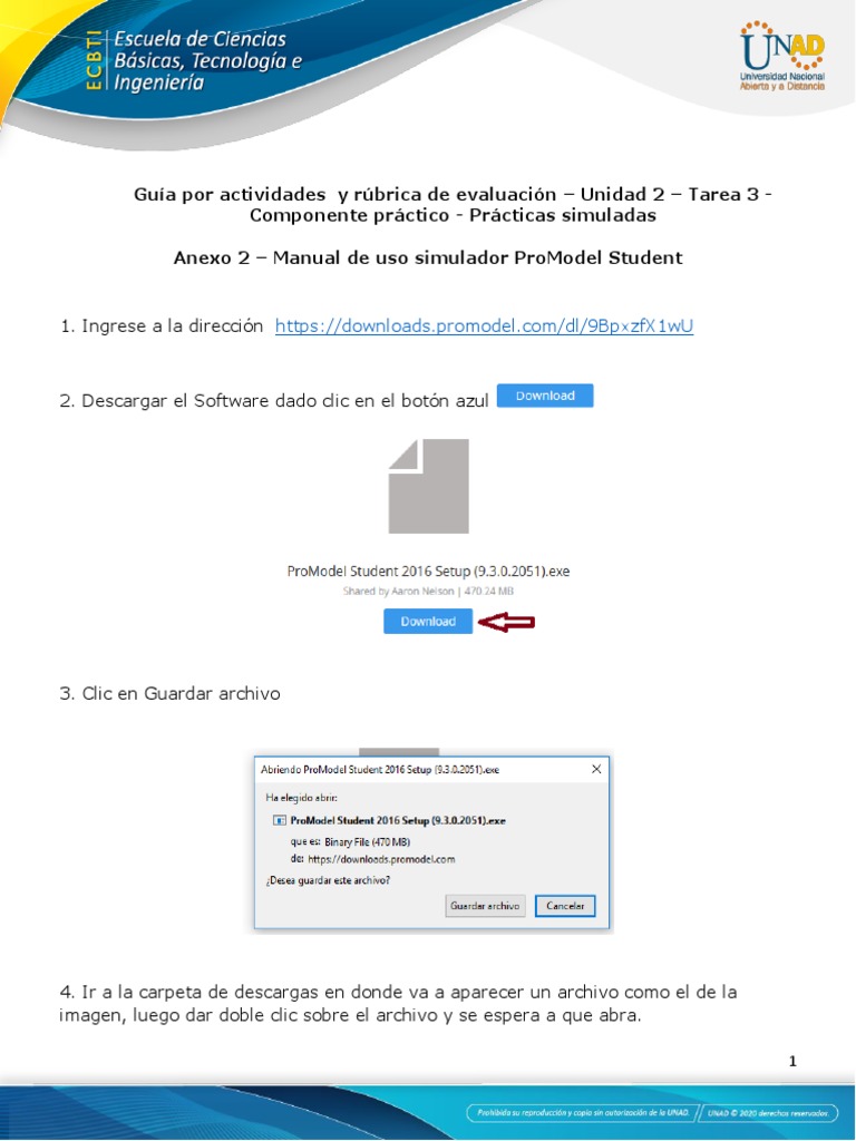Tarea 2 - Manual de Uso Simulador ProModel Student | PDF | Ventana ...