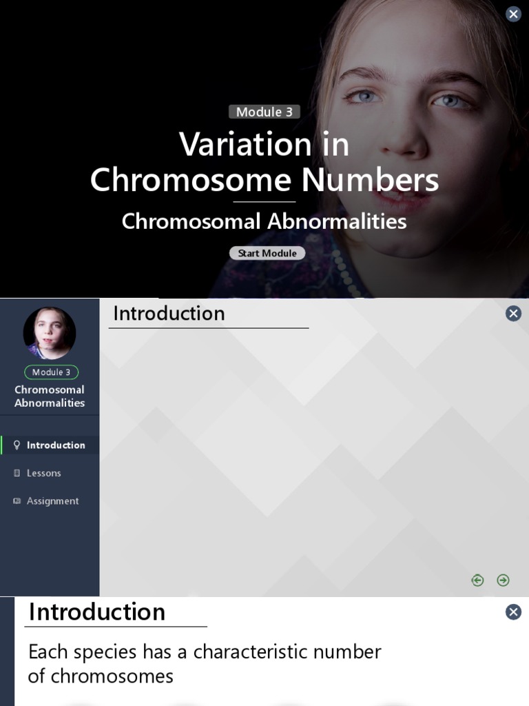 Module 3 - Chromosomal Abnormalities | PDF | Ploidy | Deletion (Genetics)