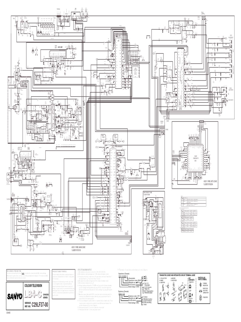 Sanyo c29lf37 Chassis lb4-c SCH | PDF