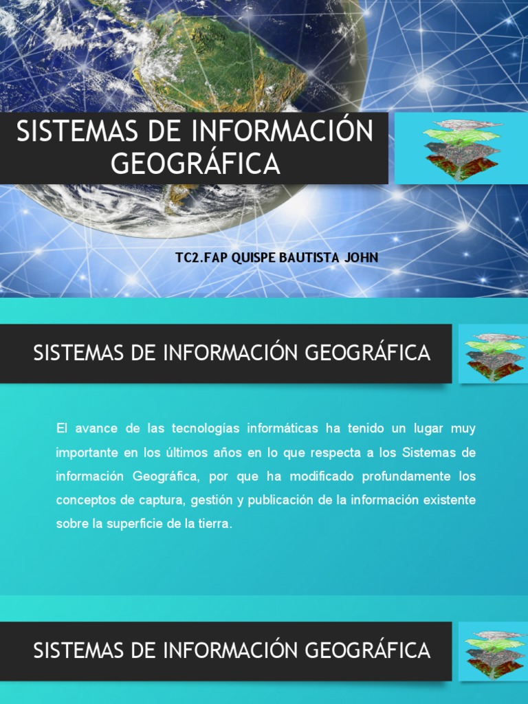 Sistemas de Informacion Geografica | PDF | Sistema de información geográfica | Sistema de ...