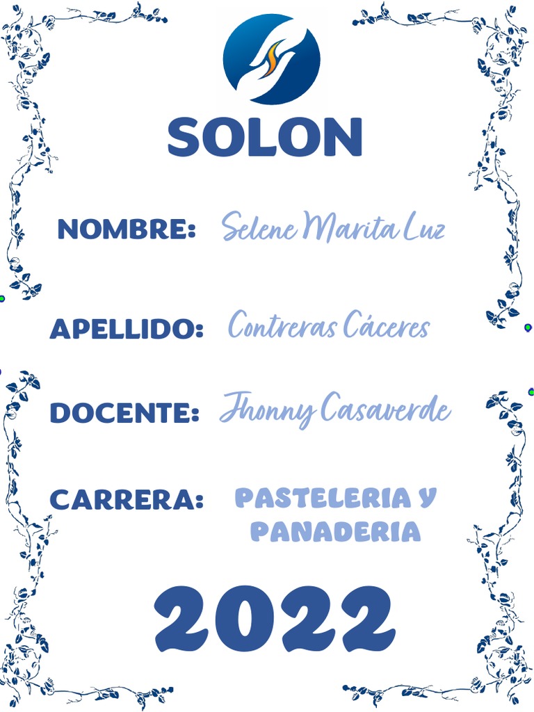 Examen Final Solon 2022 | PDF | Crema | Tarta de queso