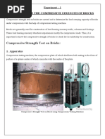 Compressive Strength of Engineering Bricks | PDF | Brick | Mortar (Masonry)